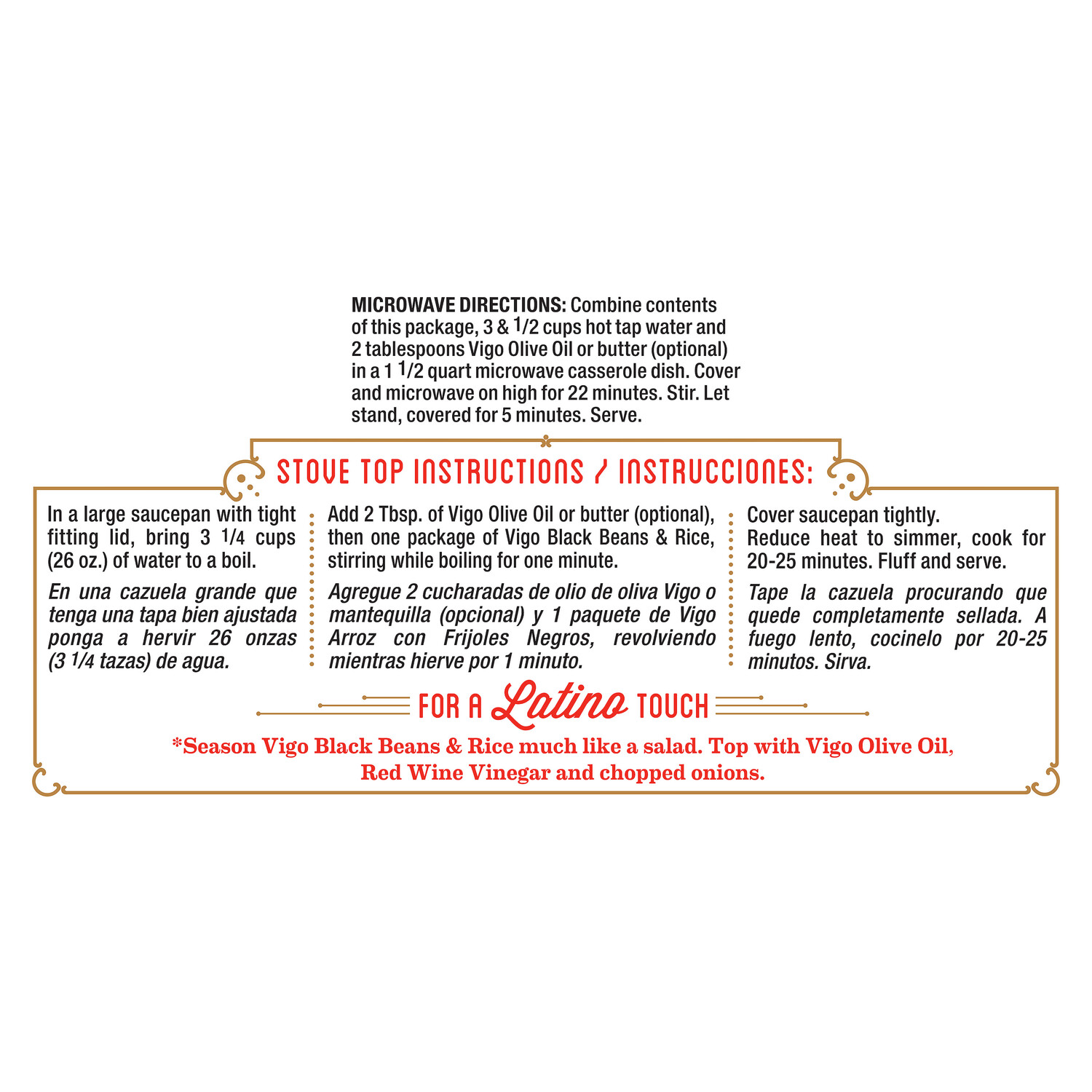 Black Beans & Rice - Vigo Foods